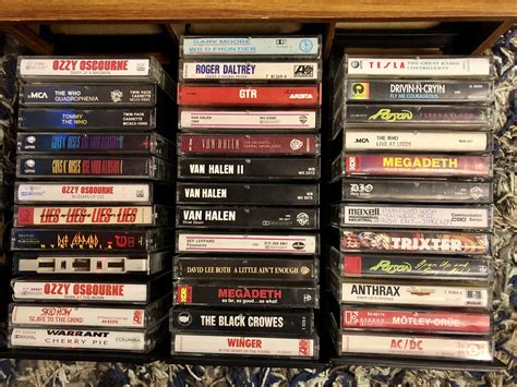Collection Of 80s Rock And Metal R Cassetteculture