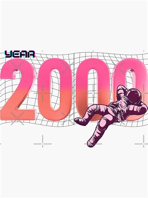 Year 2k Sticker For Sale By Hudyakart Redbubble