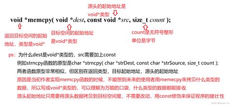 手把手带你用c语言模拟实现memcpymemmove内存操作函数实现拷贝函数mem Csdn博客