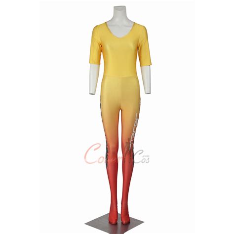 Tracer Costume Overwatch Yellow Cosplay Lena Oxton