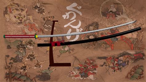 Armas Samurai La Nodachi Aki Monogatari