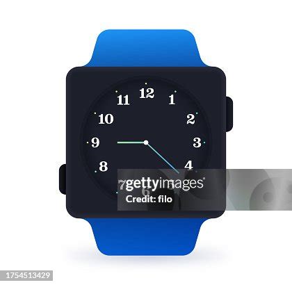 Digital Analog Clock Watch Face High Res Vector Graphic Getty Images