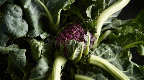 Green Leafed Plant Small Size Details Visible Stock Illustration