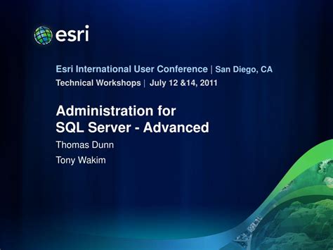 PPT Administration For SQL Server Advanced PowerPoint Presentation ID