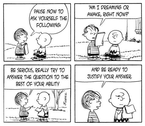 Linus Quotes Snoopy Quotes Am I Dreaming Jokes Pics