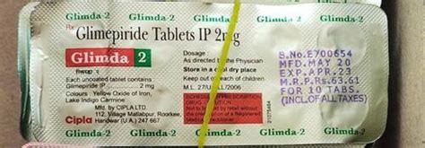 Glimda 2 Tablet Organic Medicine At Best Price In Surat Kavita