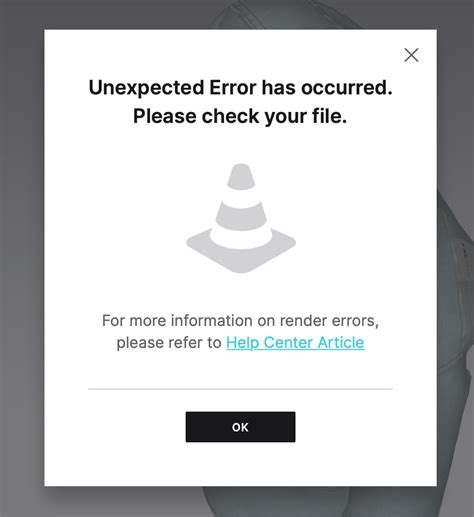 Render Error CLO SET Help Center