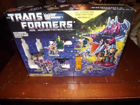 Abominus Transformers G1 Terrorcons T Set Reissue Amazon Price