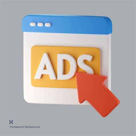 Premium Psd Web Advertisement 3d Icon Illustration