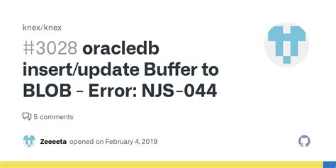 Oracledb Insertupdate Buffer To Blob Error Njs 044 · Issue 3028