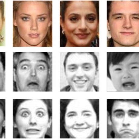 Examples Of Datasets A Celeba Dataset After Aligning B Fer