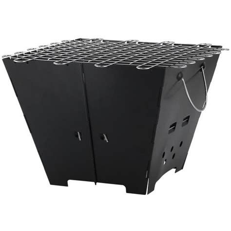 Gril de Barbecue Grille Pliante de Pique nique Extérieur Support de
