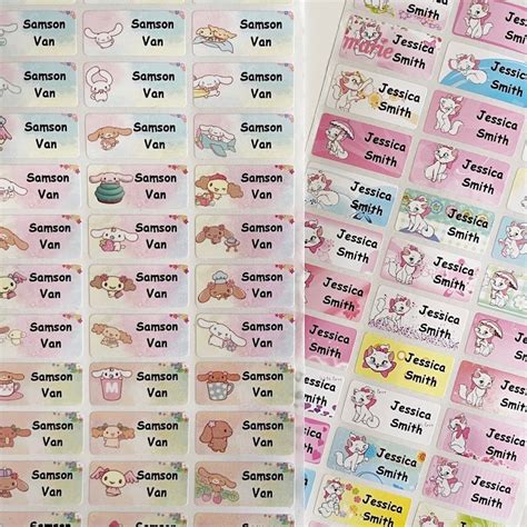 Cinnamon Roll Name Tag Etsy