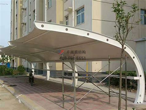 山东日照膜结构充电桩车棚生产厂家 卓越膜结构工程有限公司