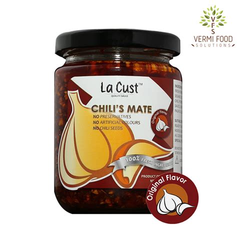 La Cust Chilis Mate Original 190g Fresh Ingredients No Preservative No Artificial Color No