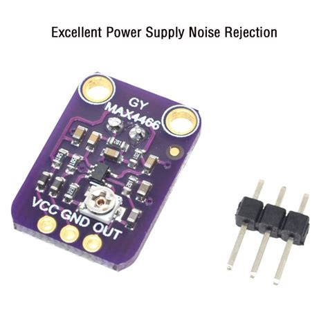 Buy ANMBEST 5PCS GY MAX4466 Electret Microphone Amplifier Module With