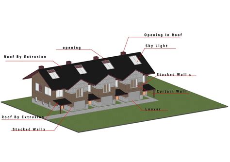 Townhouse Architectural Model Ai Renders With Revit 2024 And Veras Plugin Veras Gallery