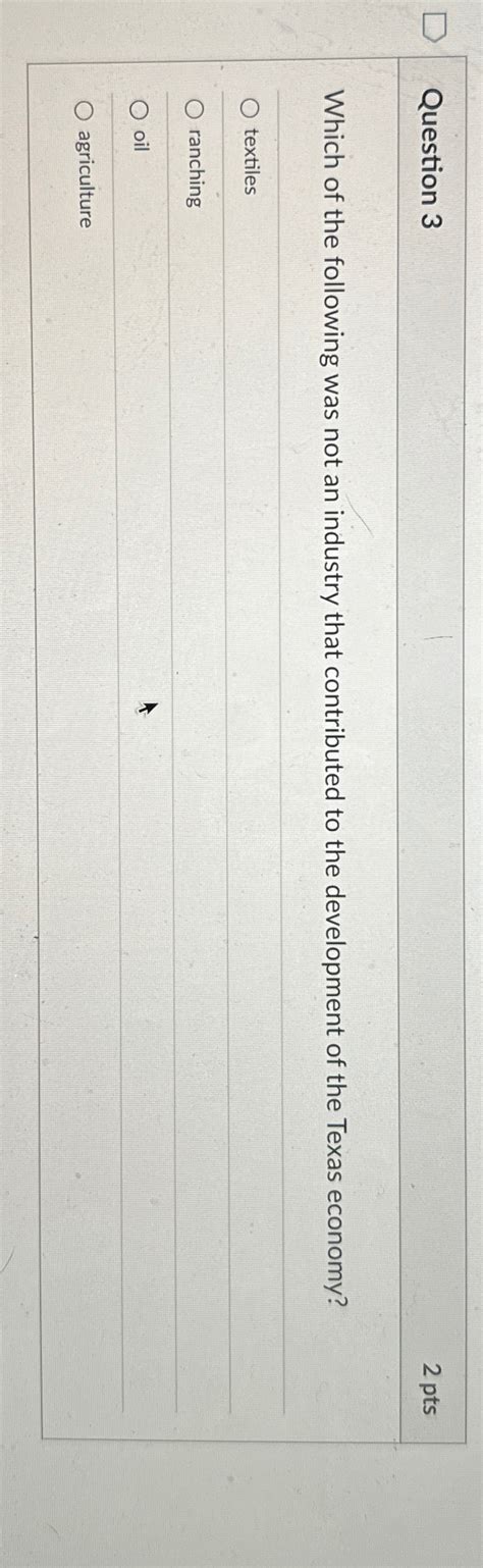Solved Question 32 ﻿ptswhich Of The Following Was Not An