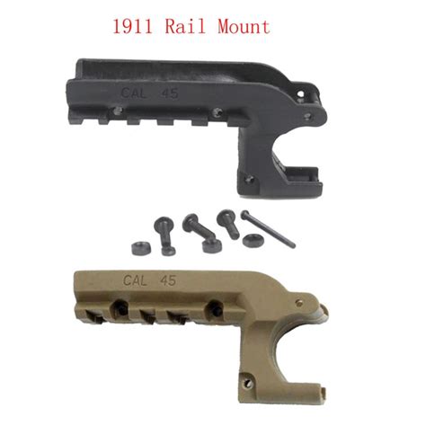 Clot 1911 M1911 45 Pistol 20mm Under Rail Mount Pistol Rail Adapter