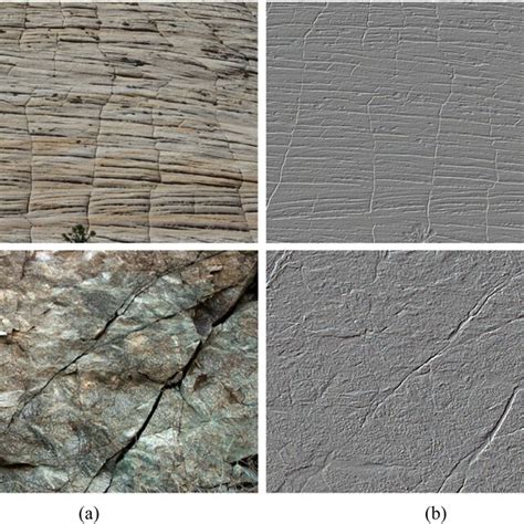Examples Of Structural Surface Trace Characteristics A Original