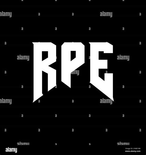 Rpe Letter Logo Design For Technology Company Rpe Logo Design Black