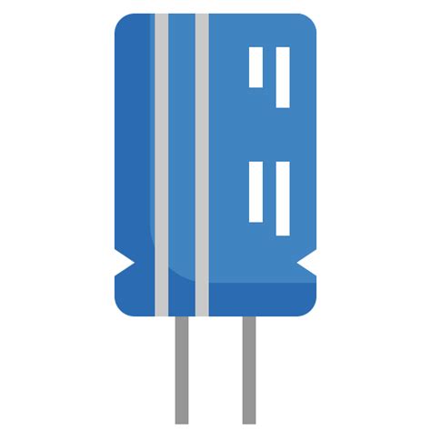 Capacitor Free Electronics Icons