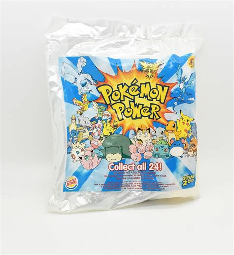 Pokemon Pikachu Talking Power Card New In Bag Action Figure Burger King