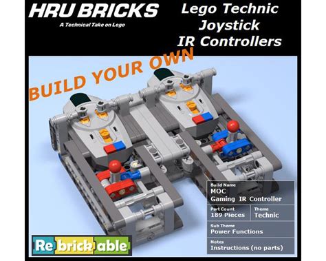 Lego Moc 35954 Dual Power Functions Ir Controller Joystick Technic 2020 Rebrickable Build