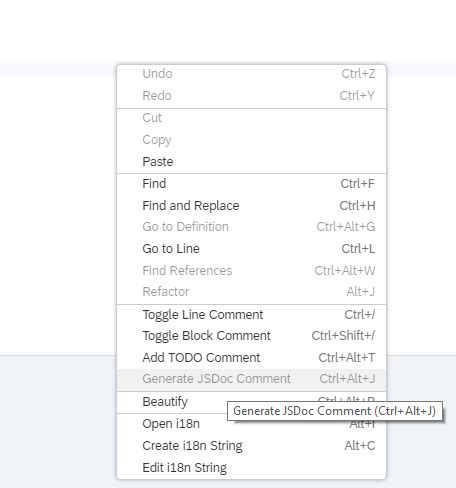 Sapui5 Enable JSDoc In SAP Web IDE Stack Overflow
