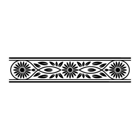 Elegant Linear Border Classical Decorative Element 67630897 Vector
