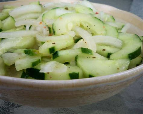 Quickie Marinated Cucumbers Recipe Easy Gf Recipes