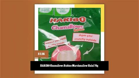 Haribo Chamallows Rubino Marshmallow Halal 70g Youtube