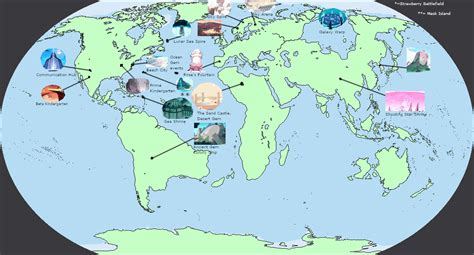 Map Of Some Steven Universe Locations On Earth R Stevenuniverse
