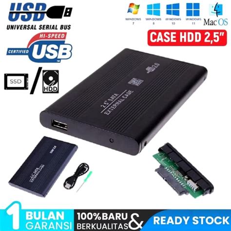 Jual [ SKS ] COD Aluminium Casing HDD Hardisk 2.5 Inch Sata External ...