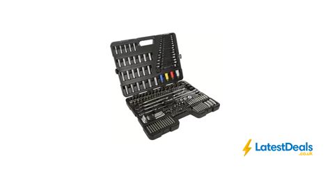 Halfords Advanced 200 Pc Socket And Ratchet Spanner Set 199 99 At