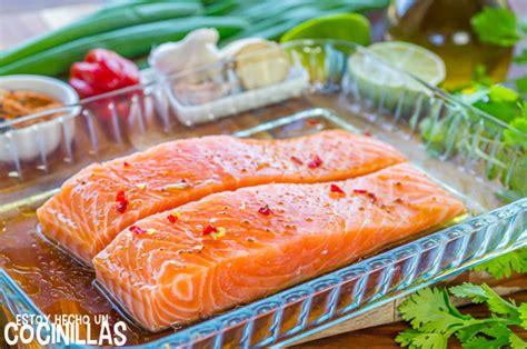 Receta de salmón a la plancha marinado con soja Explosión de sabor
