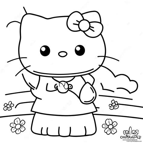 Hello Kitty And Dear Daniel Coloring Page 8350 6643