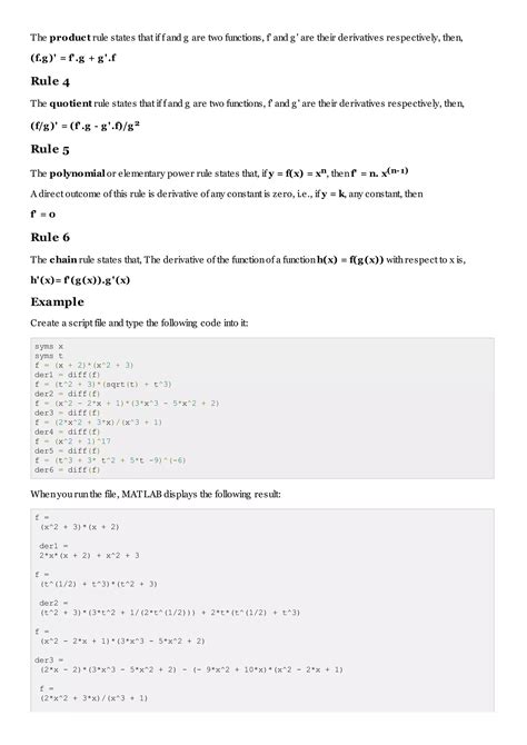 Matlab Differential Pdf
