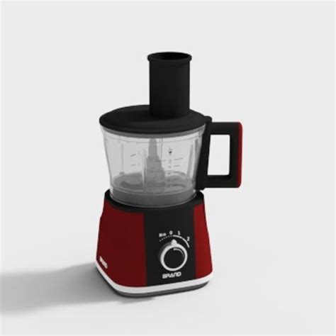 Sleek Kitchen Blender 3d Model