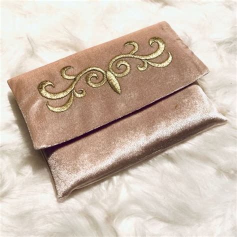 Pochette Juz Amma Velours Rose Pale Al Najah