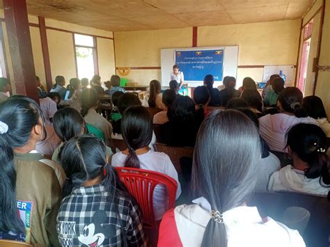 ကွန်ဟိန်းမြို့၌ လူငယ်ရေးရာ အသိပညာပေးဟောပြောပွဲ ဆောင်ရွက် Information And Public Relations