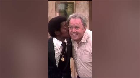 Sammy Davis Jr Kisses Archie Bunker On The Cheek For The Longest