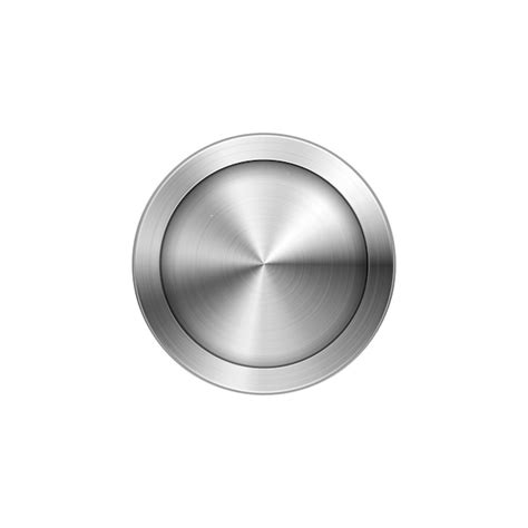 Premium Vector High Detailed Vector Illustration Of Metallic Button