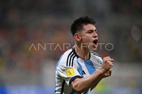 Perempat Final Piala Dunia U 17 Argentina Melawan Brasil ANTARA Foto