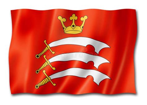 Middlesex County Flag Uk Stock Illustration Illustration Of