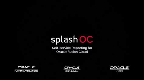 Splashbi On Linkedin Oracle Fusion Cloud User You Must Explore Splashbi