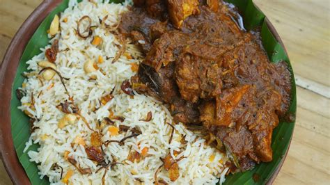 Tasty Kerala Ghee Rice And Chicken Curry Ghee Rice And Chicken Curry