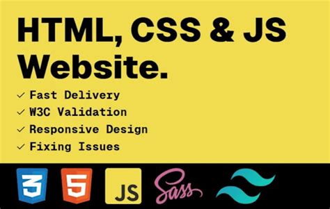 Develop Responsive Website With Html Css And Js By Sahilkumar89 Fiverr