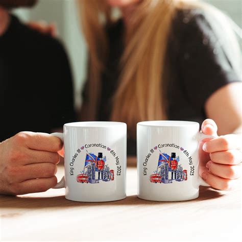 Hm King Charles Iii Coronation Mug God Save The King Commemorative Cup