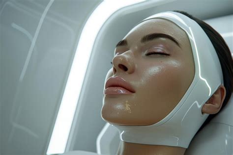 Premium Photo 3d Visualization Of A Woman Undergoing Advanced Biotech